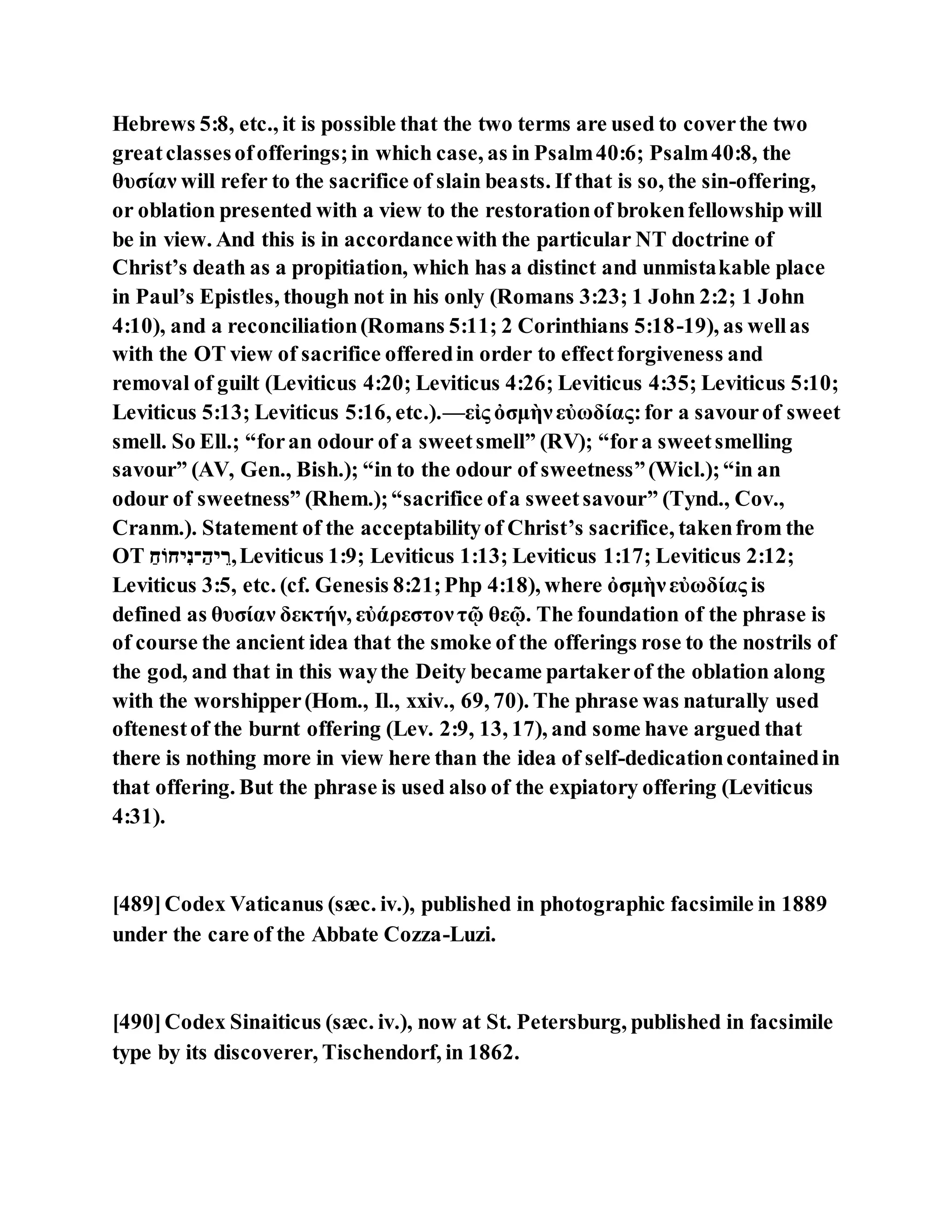 Jesus was a fragrant offering | PDF