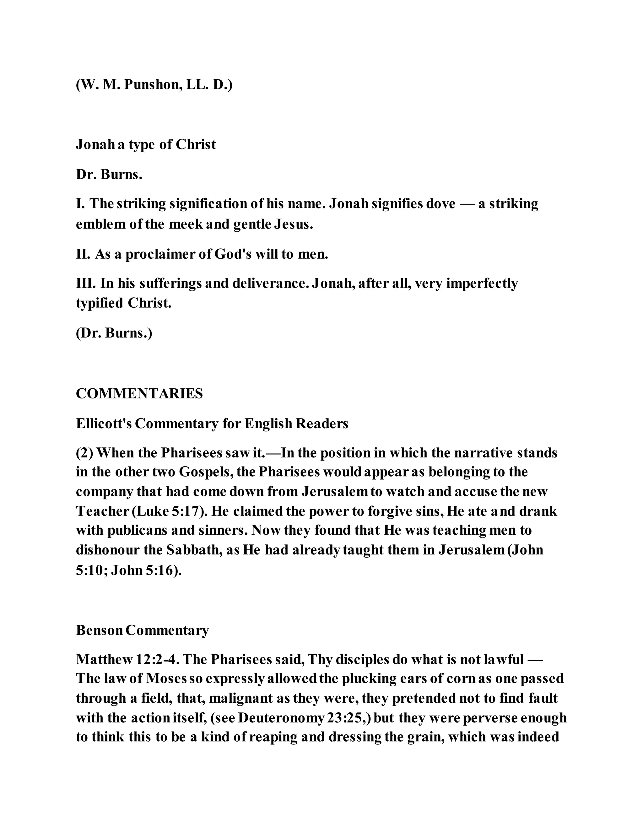 Jesus was allowing exceptions to the rules | PDF
