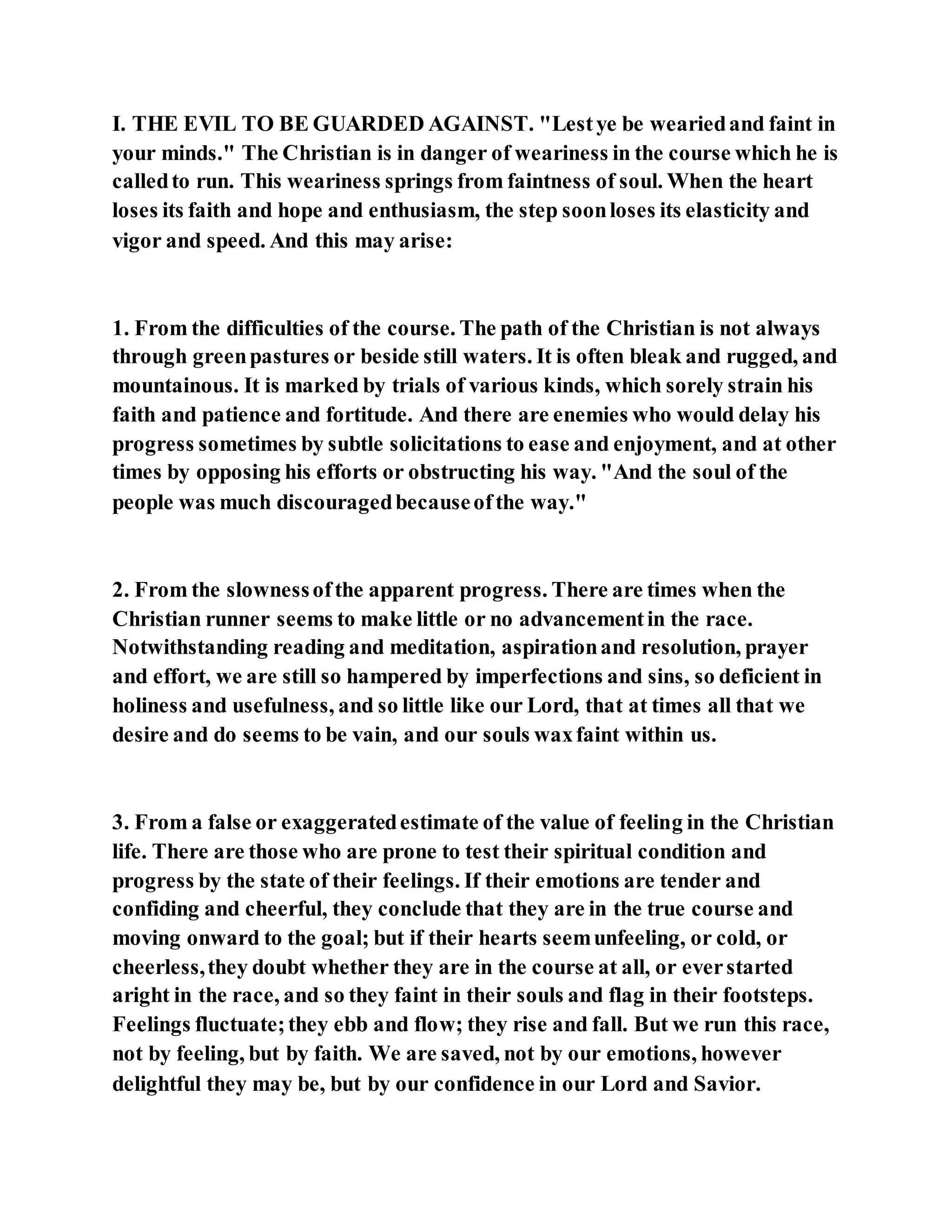 Jesus was a man of endurance | PDF