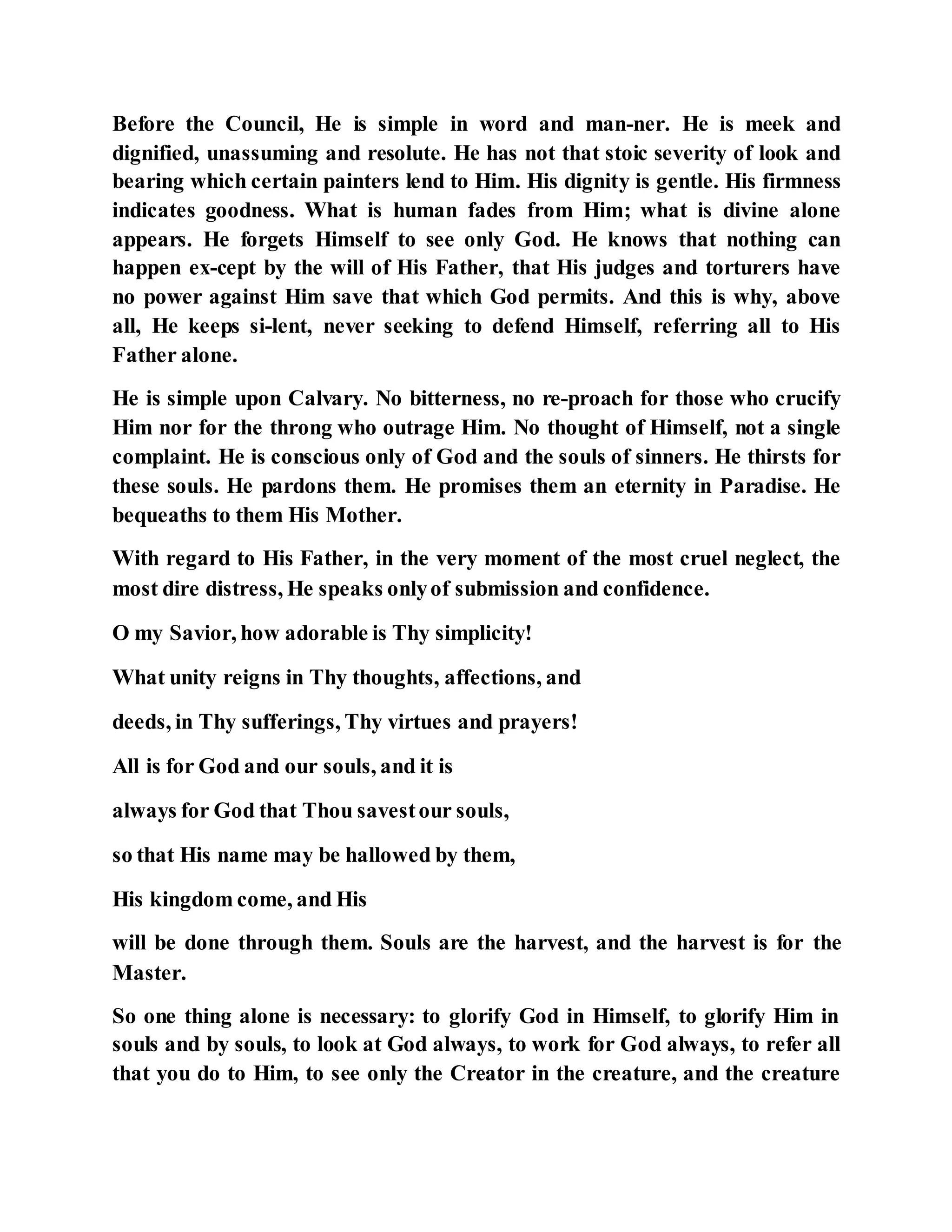 Jesus was a man of simplicity | PDF