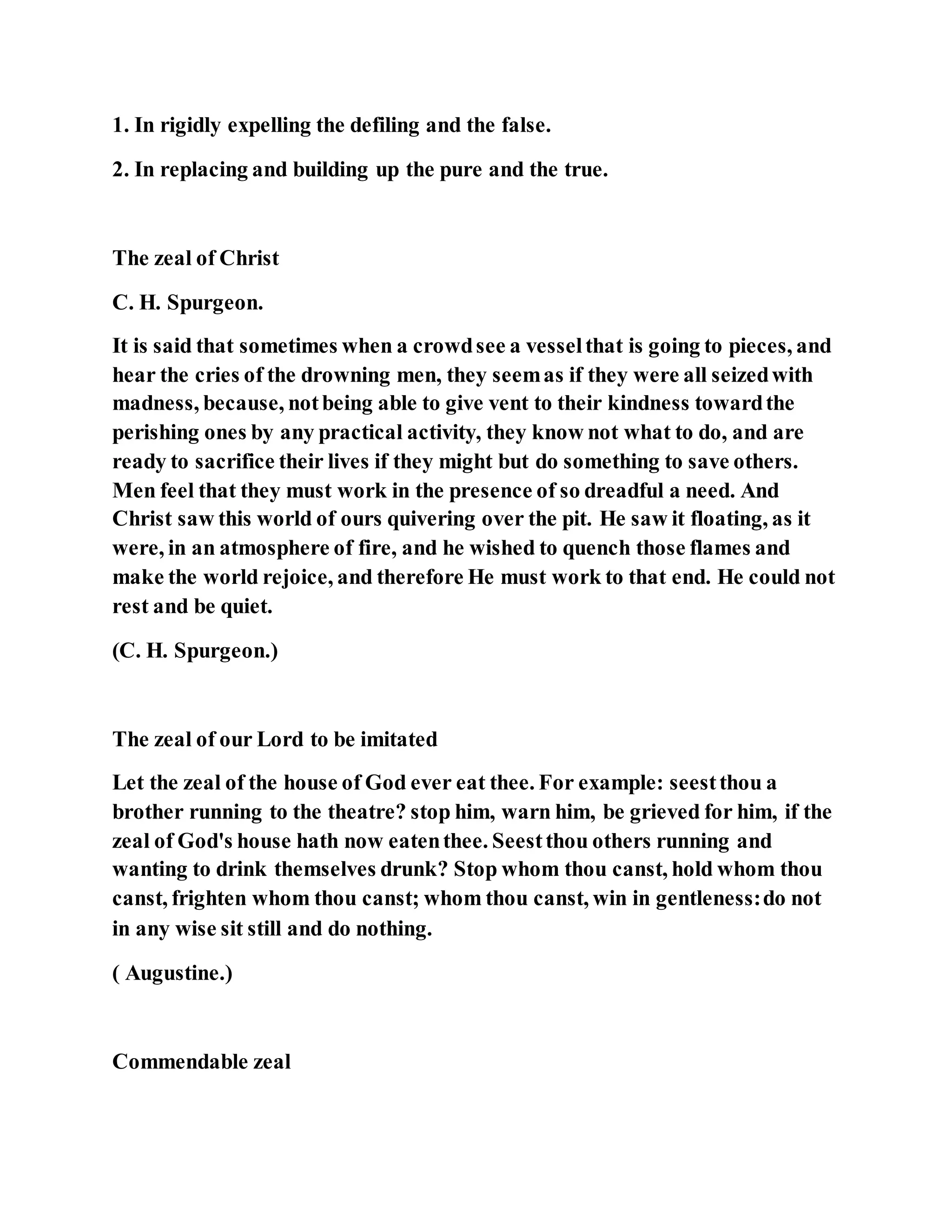 Jesus was a man of zeal | DOCX | Judaism | Religion & Spirituality