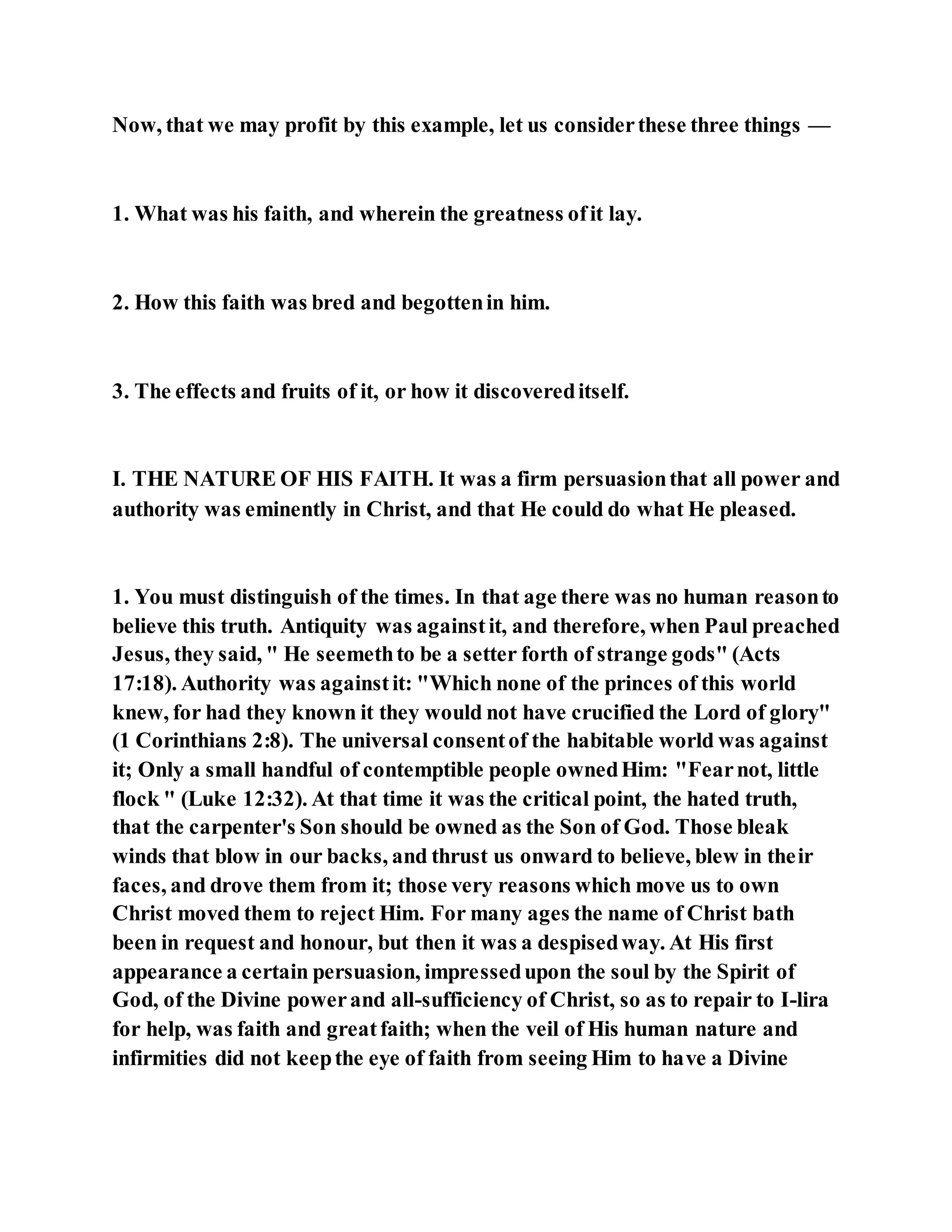 Jesus was amazed at a gentiles faith | PDF