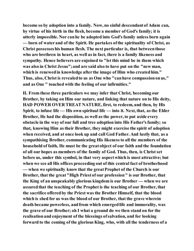 Jesus was and is our brother | PDF