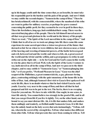 Jesus was announcing the birth of samson | DOCX