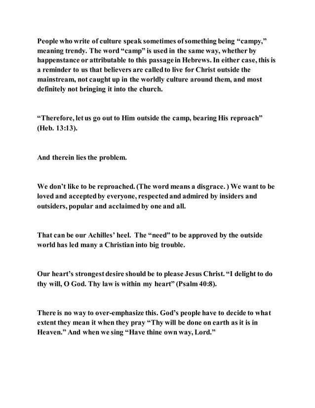 Jesus was an outcast and friend of outcasts | DOCX | Christianity ...