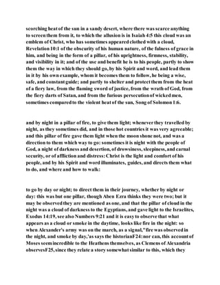 Jesus was a pillar of cloud and pillar of fire | DOCX