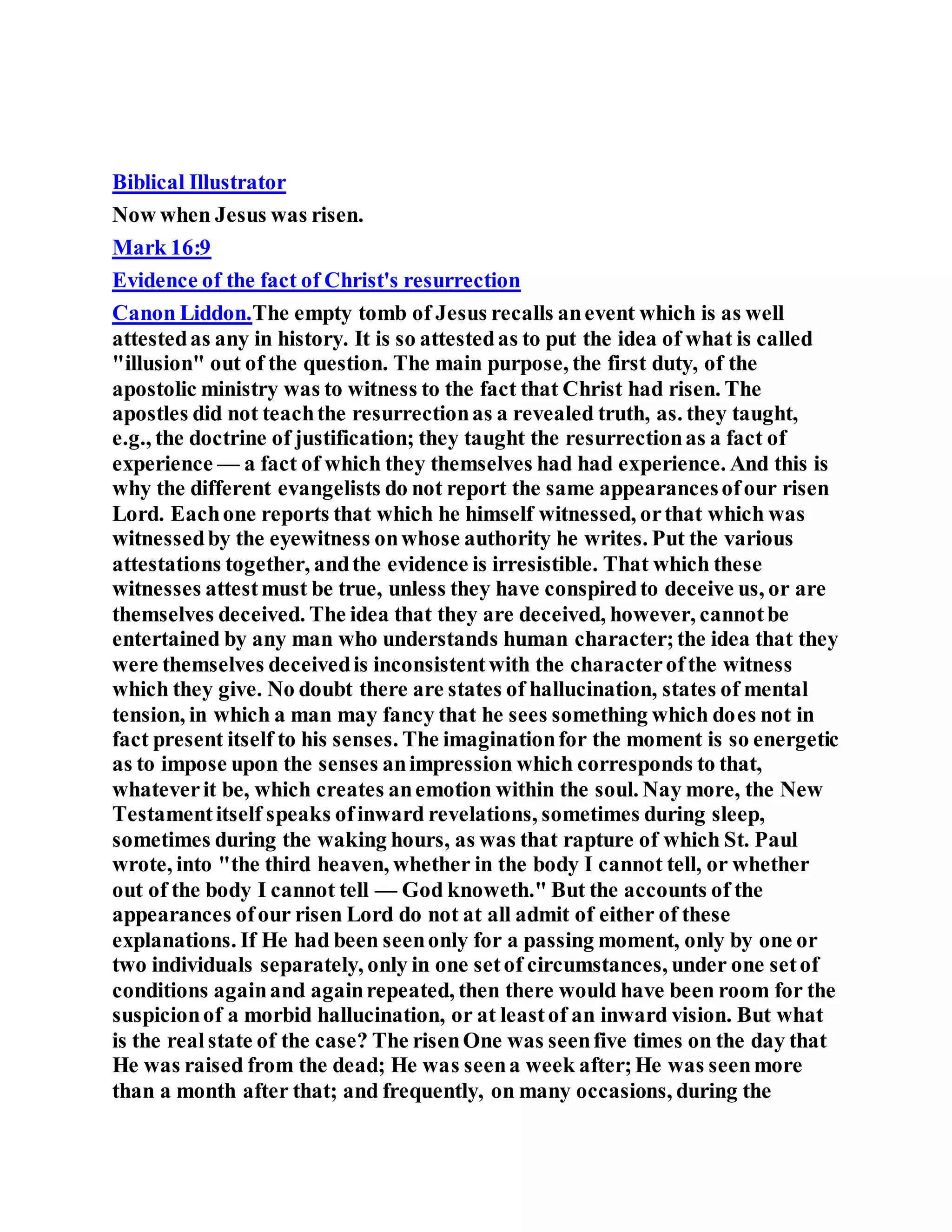 Jesus was appearing first to mary magdalene | DOCX