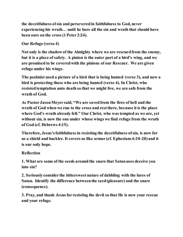 Jesus was a rescuer | PDF