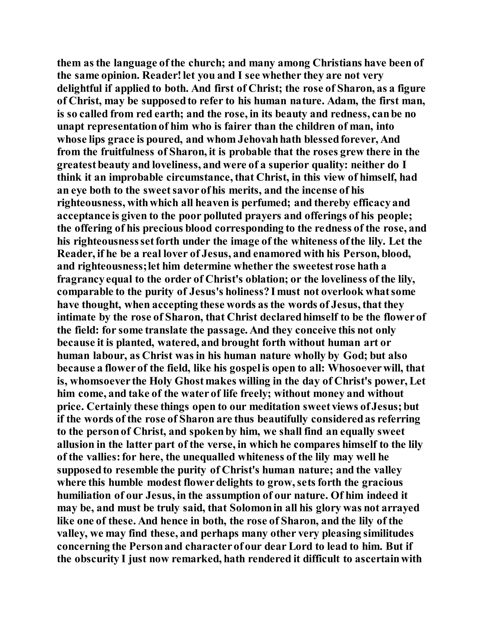 Jesus was a rose and a lily | DOCX