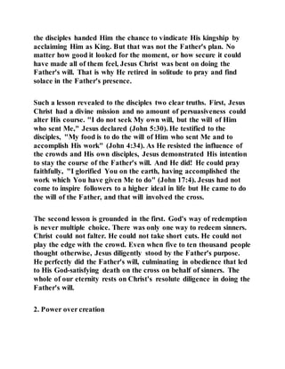 Jesus was asking why did you doubt | PDF