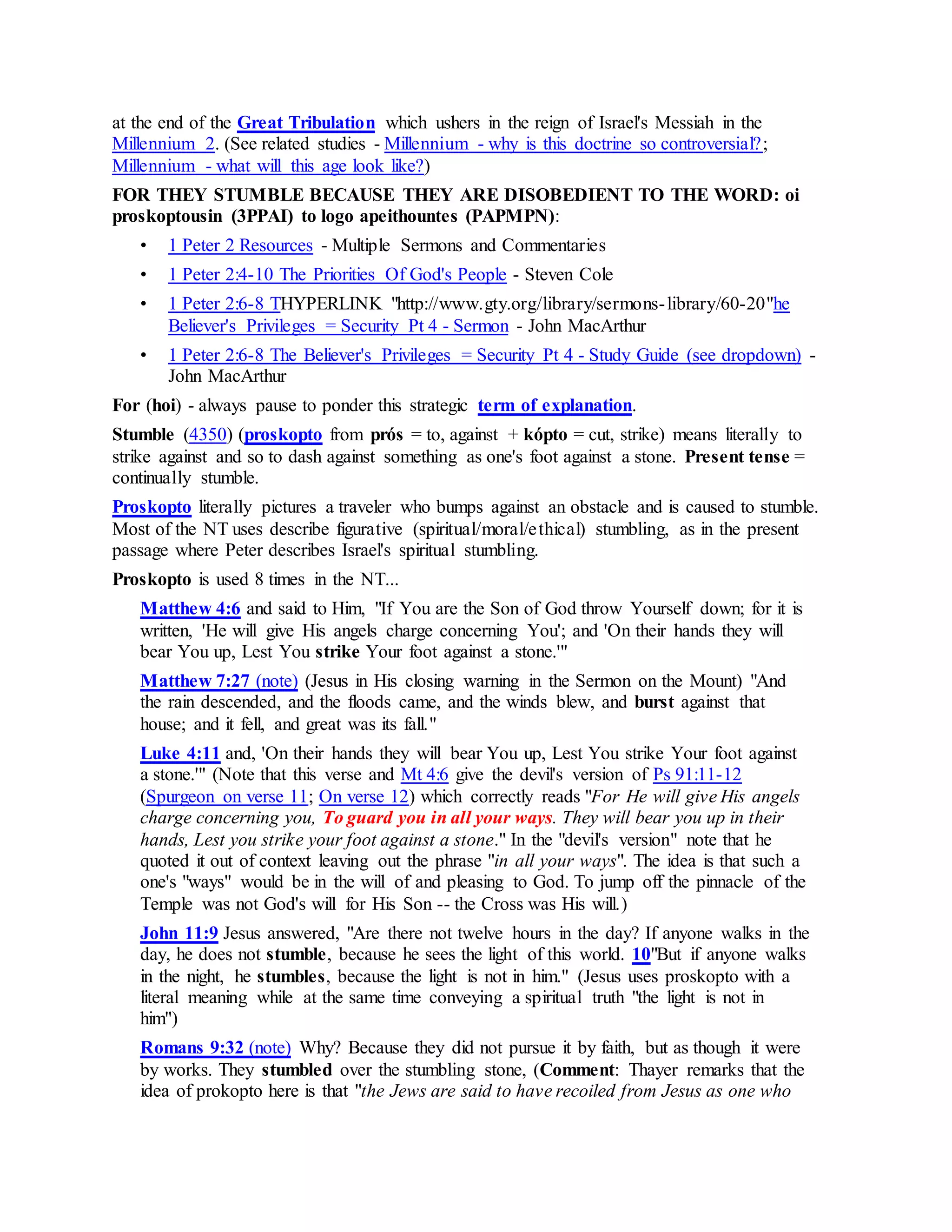 Jesus was a stone of stumbling | DOCX | Judaism | Religion & Spirituality