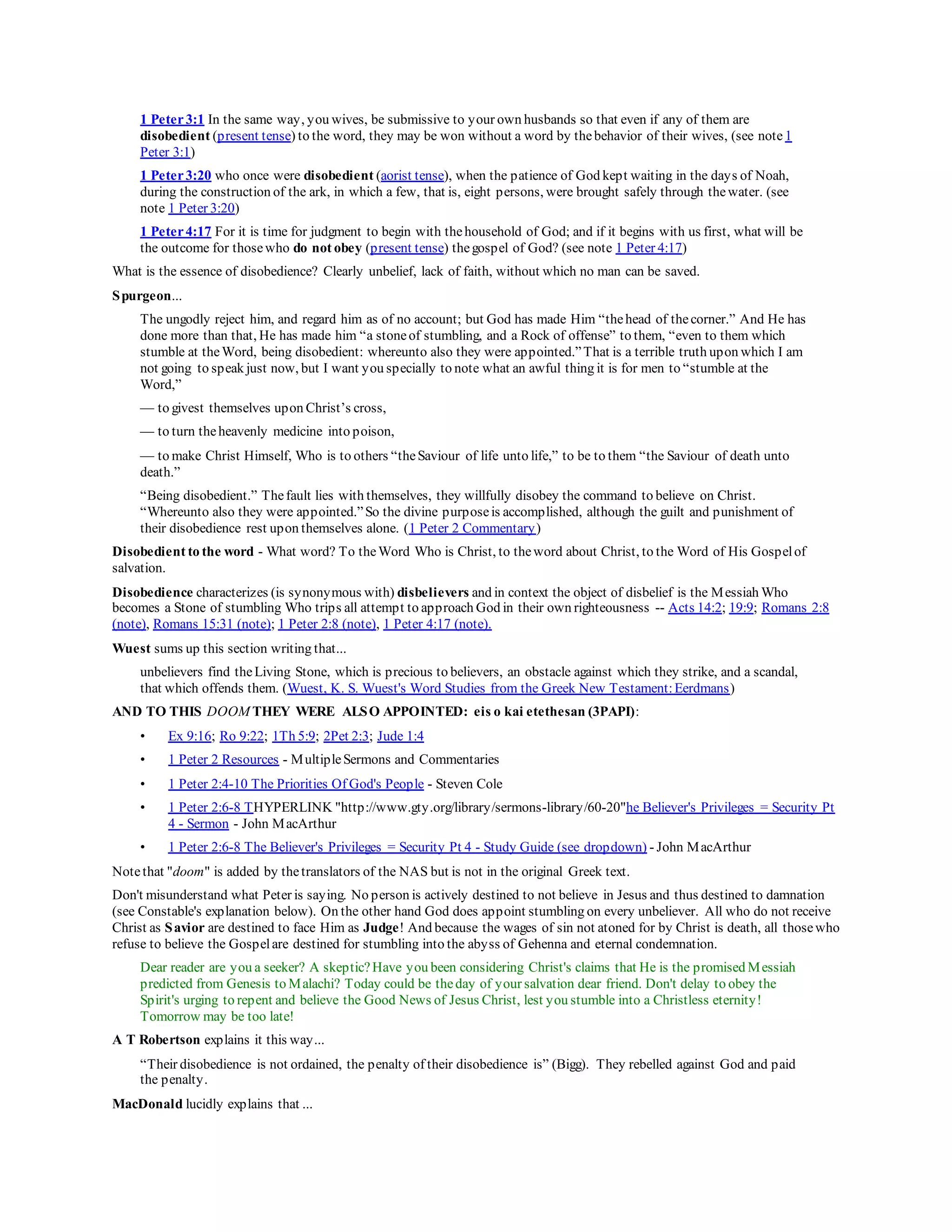 Jesus was a stone of stumbling | DOCX | Judaism | Religion & Spirituality