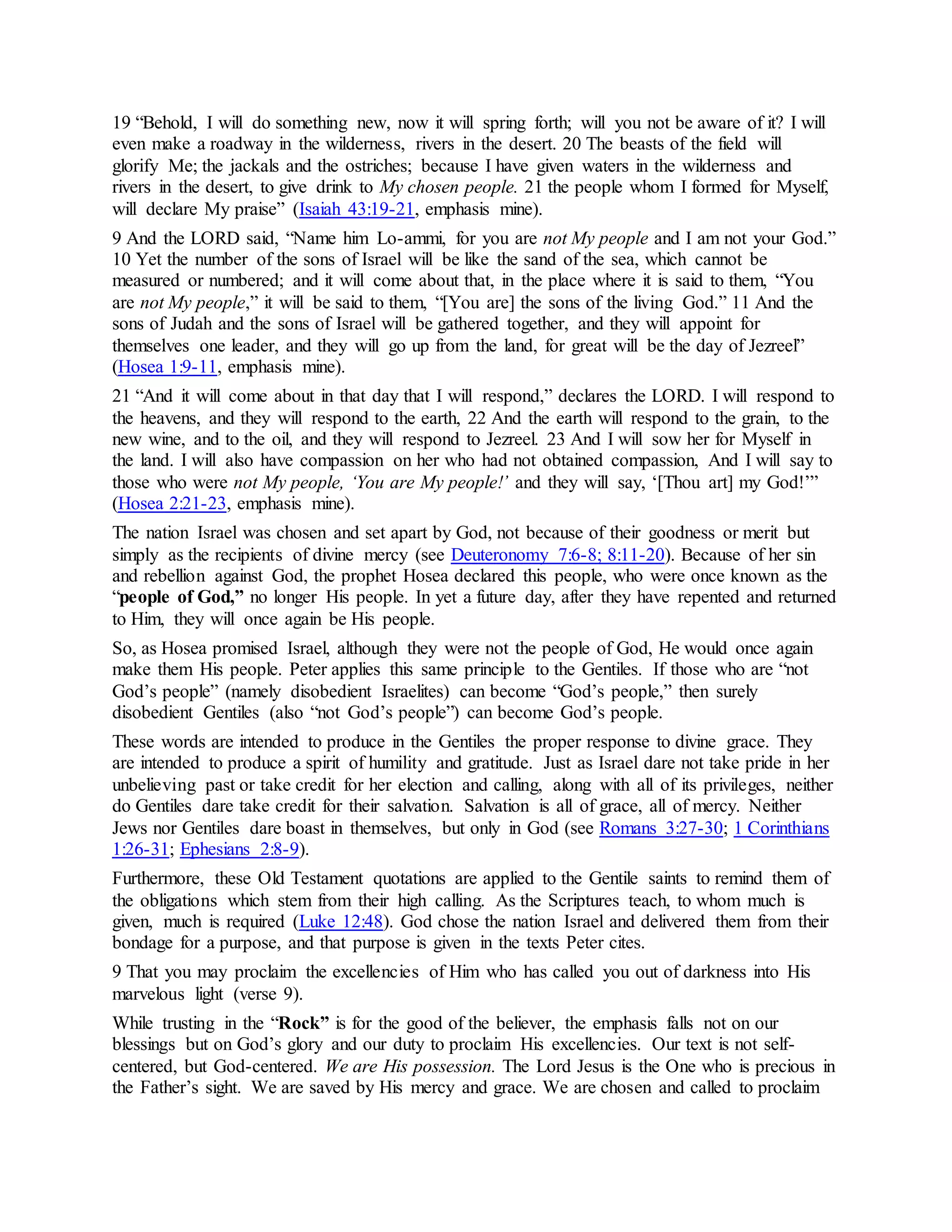 Jesus was a stone of stumbling | DOCX | Judaism | Religion & Spirituality