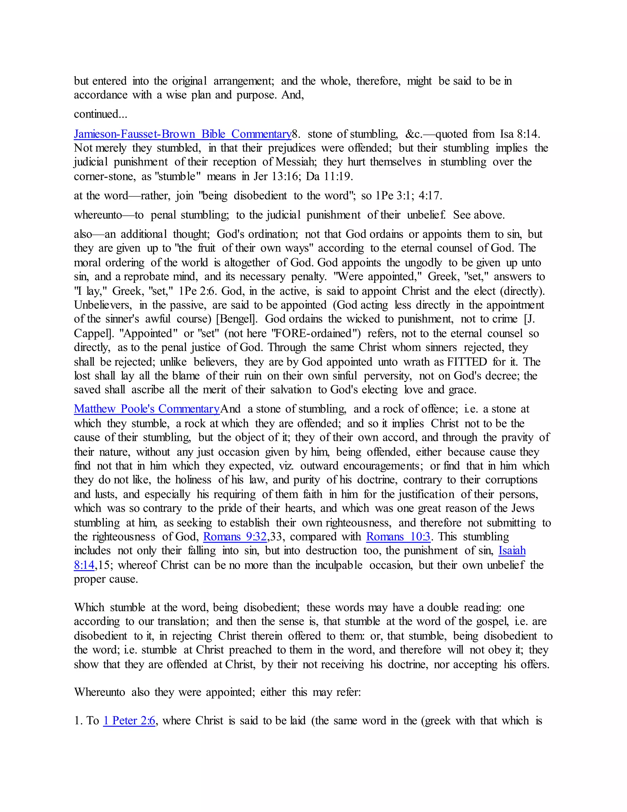 Jesus was a stone of stumbling | DOCX | Judaism | Religion & Spirituality