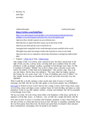 Jesus was a stone of stumbling | DOCX