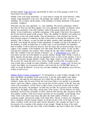 Jesus was a stone of stumbling | DOCX | Judaism | Religion & Spirituality