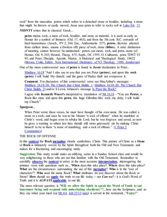 Jesus was a stone of stumbling | DOCX | Judaism | Religion & Spirituality