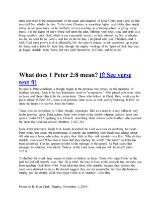 Jesus was a stone of stumbling | DOCX | Judaism | Religion & Spirituality