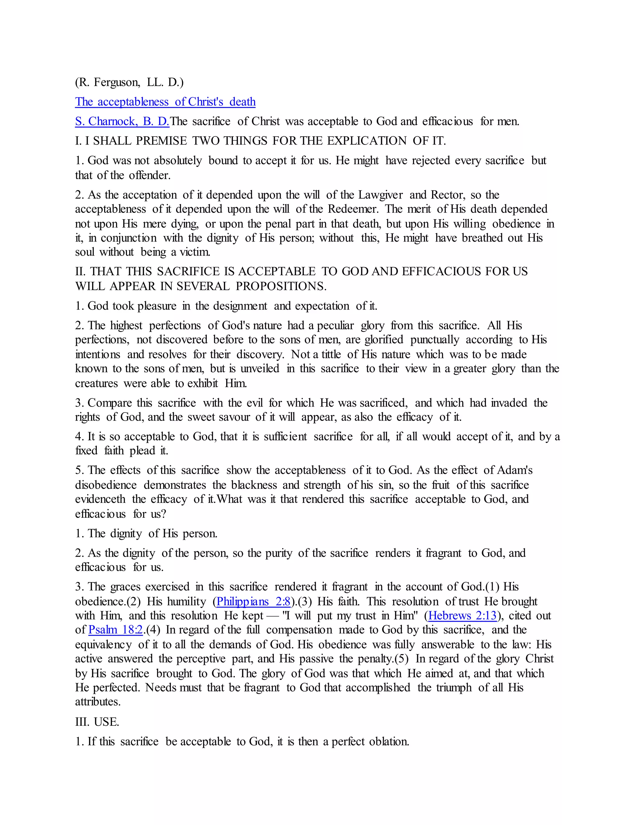 Jesus was a sweet smelling sacrifice | PDF