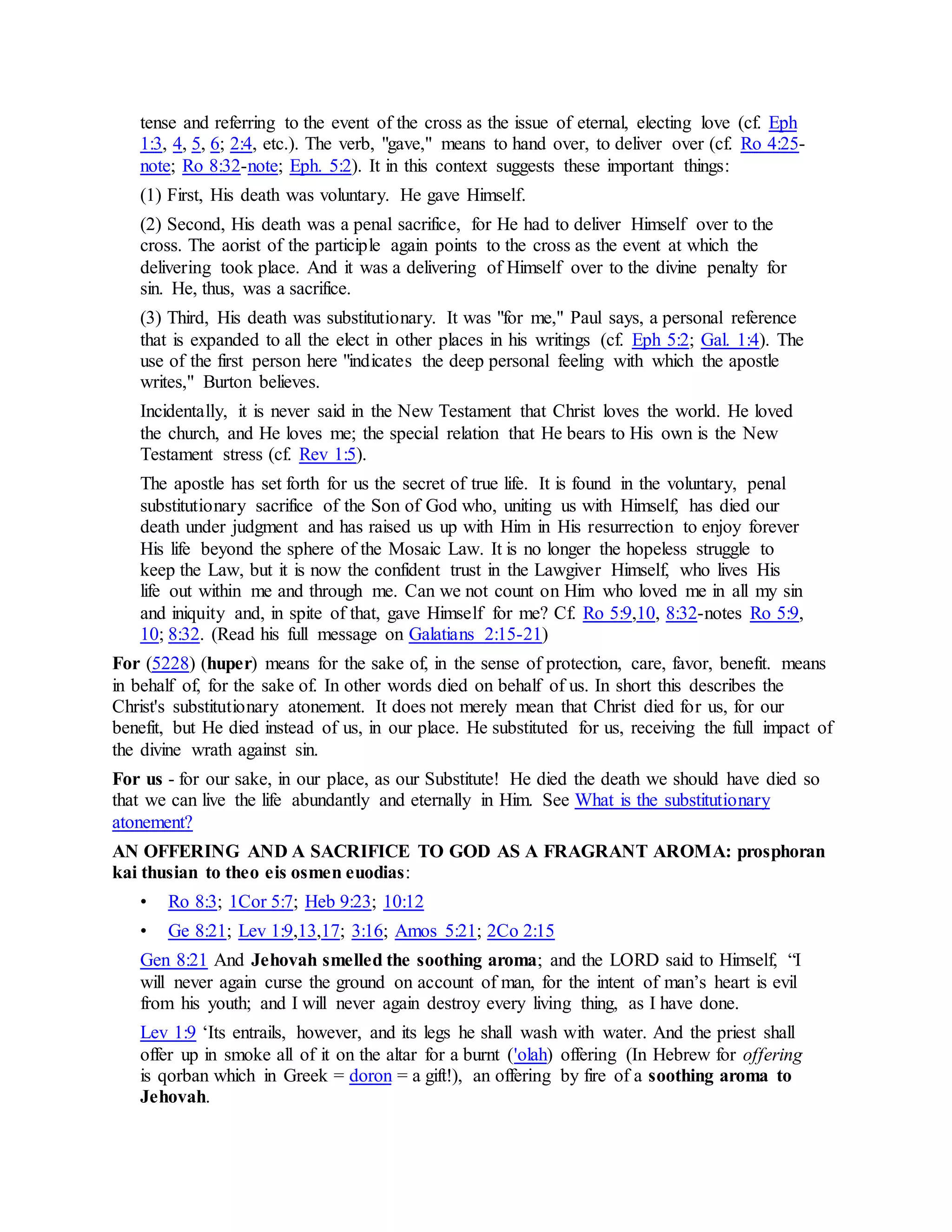 Jesus was a sweet smelling sacrifice | PDF