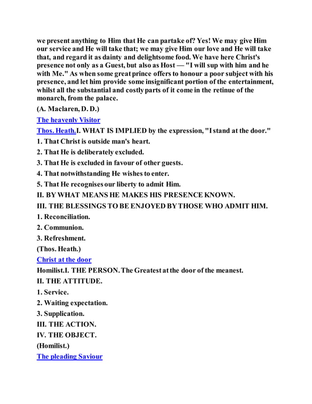 Jesus was at the door knocking | PDF