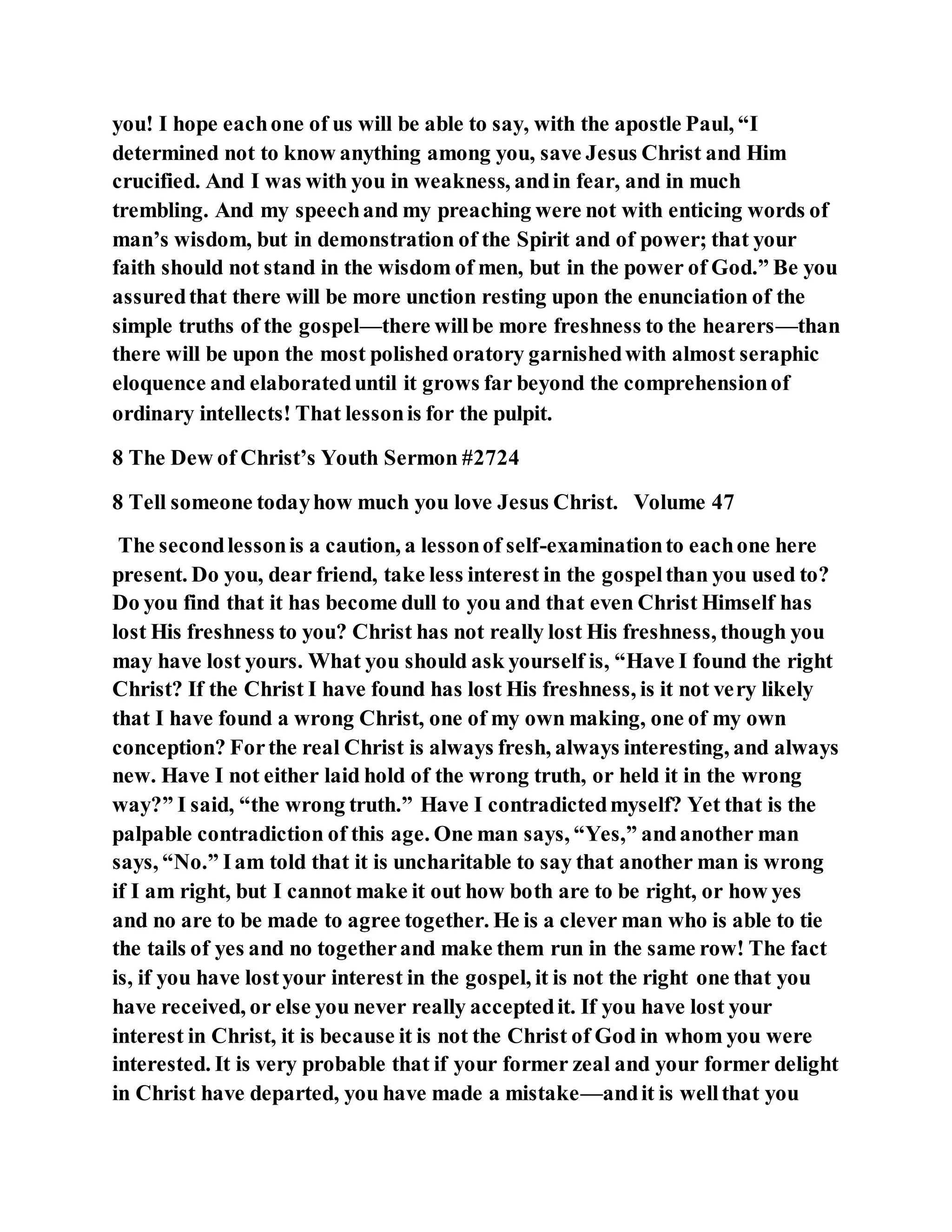 Jesus was blest with the dew of his youth | DOCX