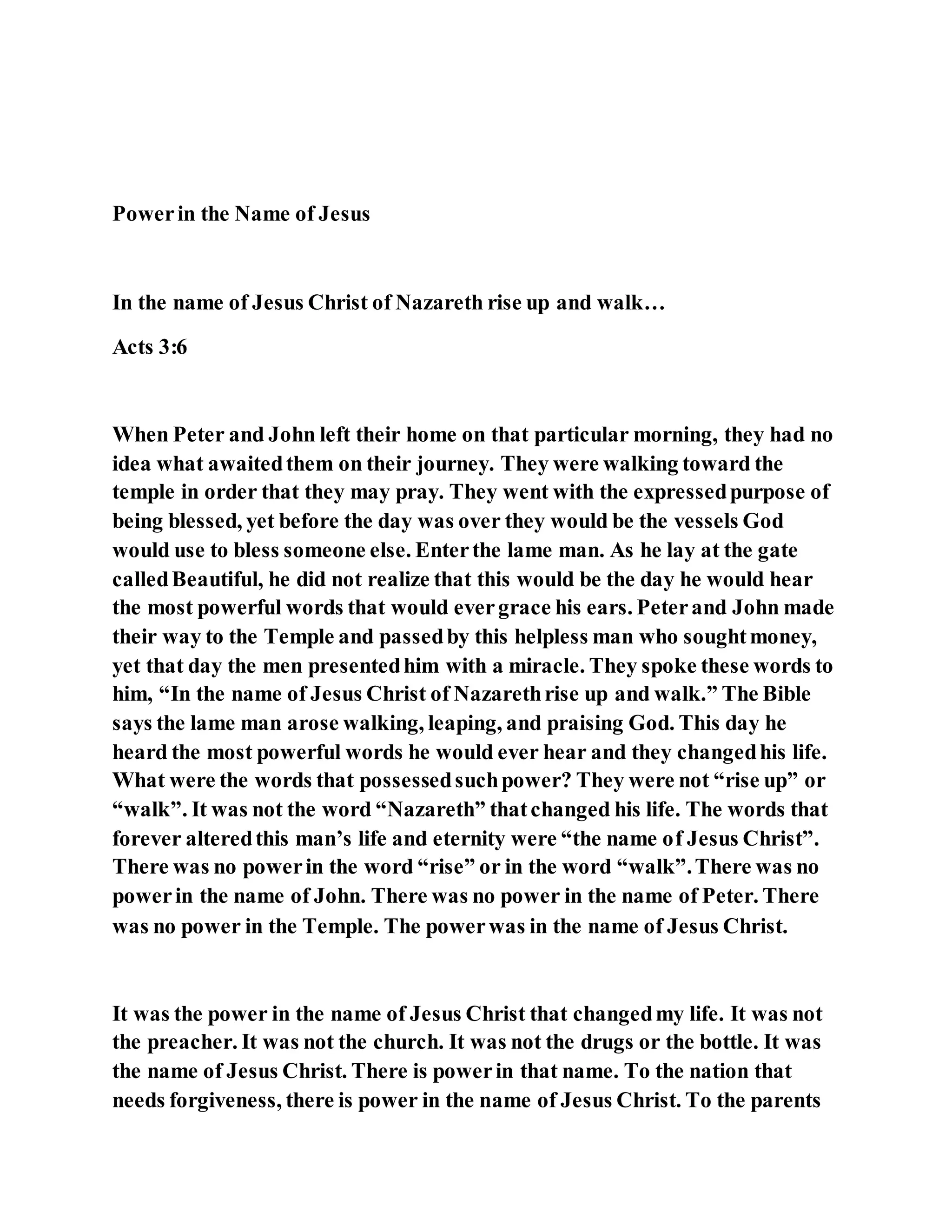 Jesus was called jesus christ of nazareth | DOCX