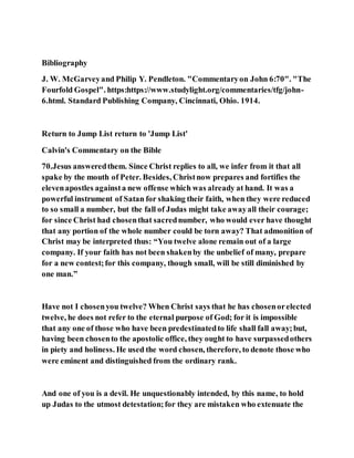 Jesus was calling judas a devil | DOCX