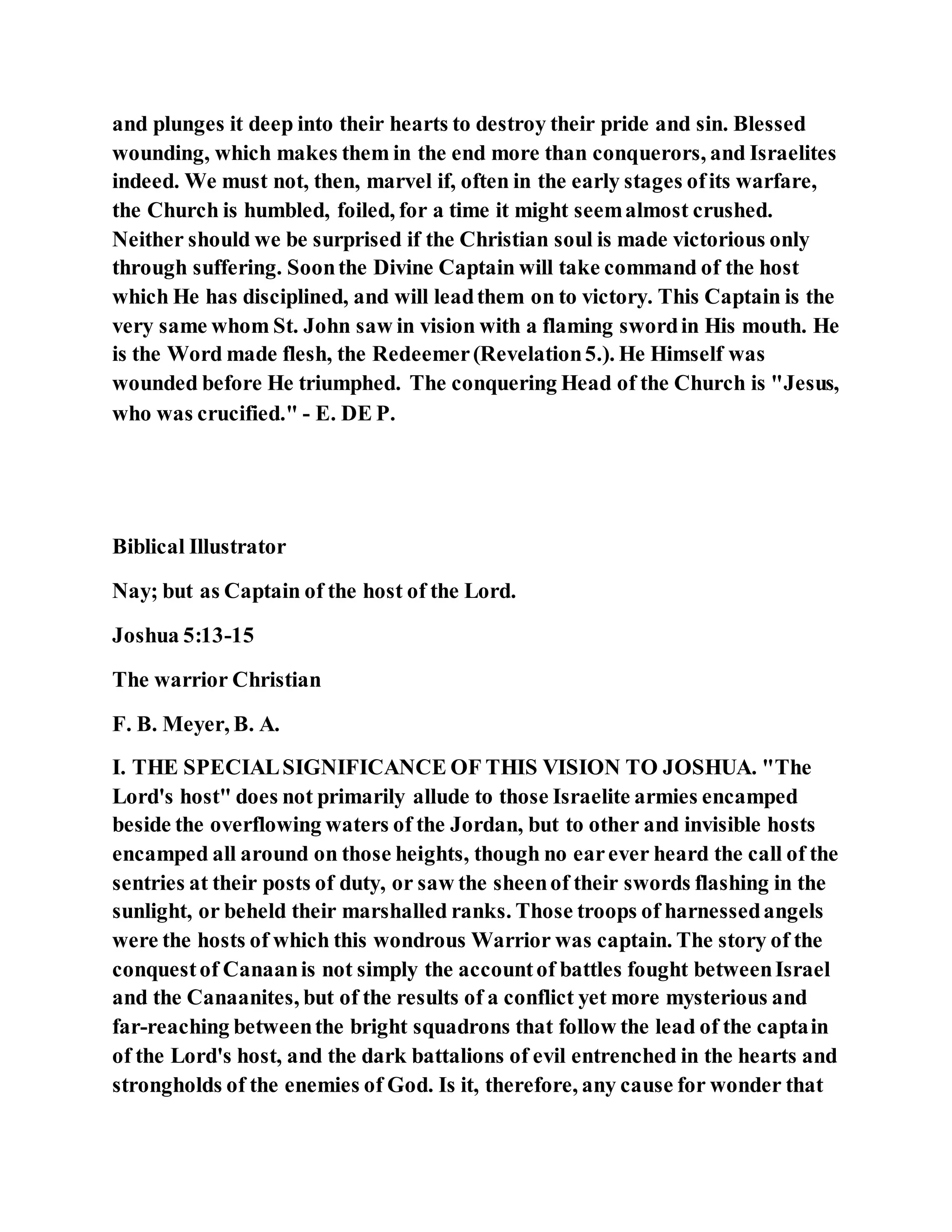 Jesus was captain of the lord's host | DOCX | Christianity | Religion ...