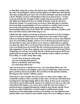 Jesus was casting out the devil | DOCX