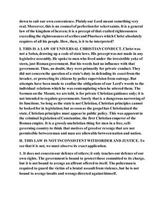 Jesus was correcting the eye for an eye law | DOCX