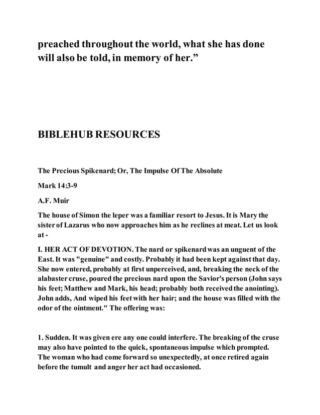 Jesus was exalting a woman | PDF