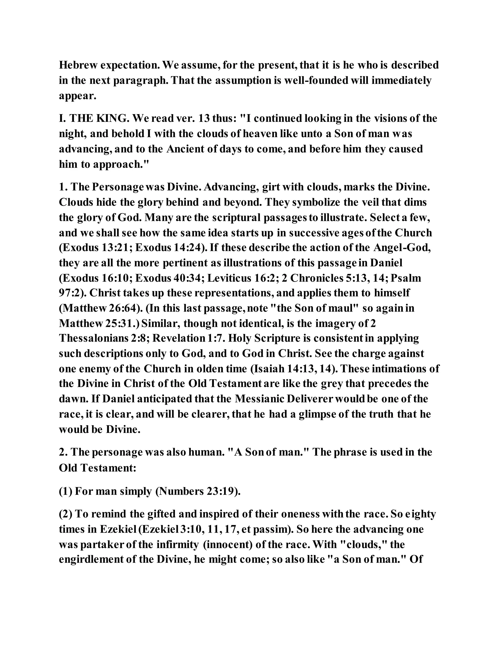 Jesus was given everlasting dominion | DOCX