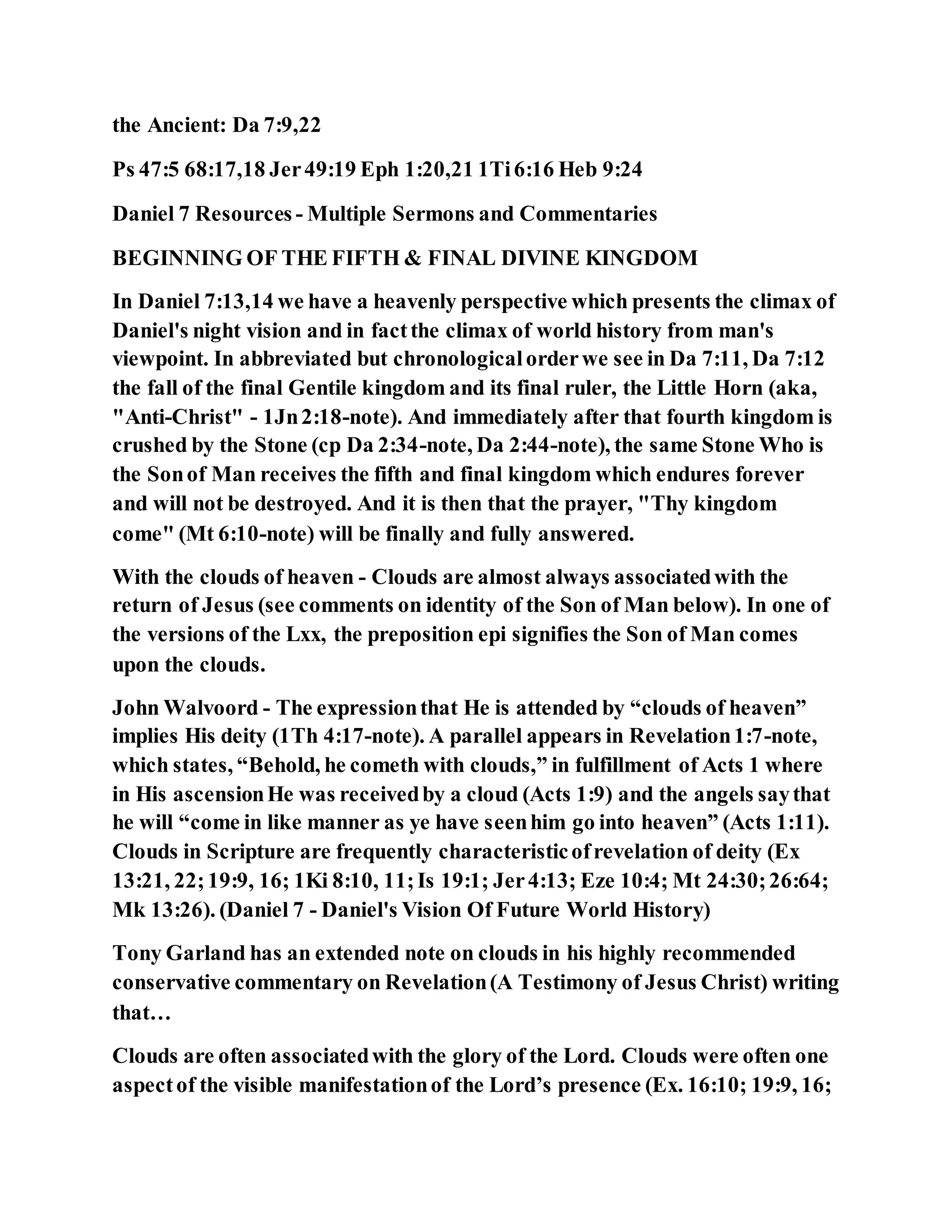 Jesus was given everlasting dominion | DOCX