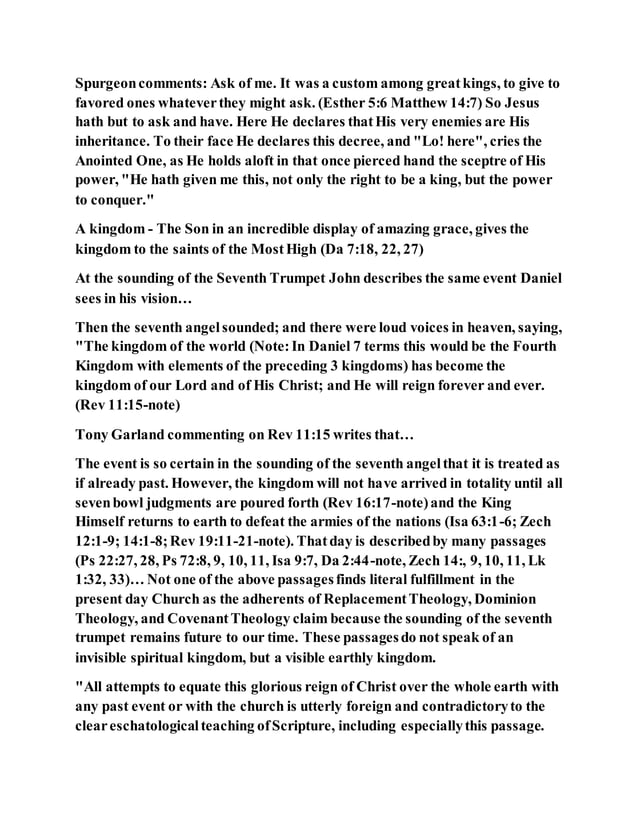 Jesus was given everlasting dominion | PDF