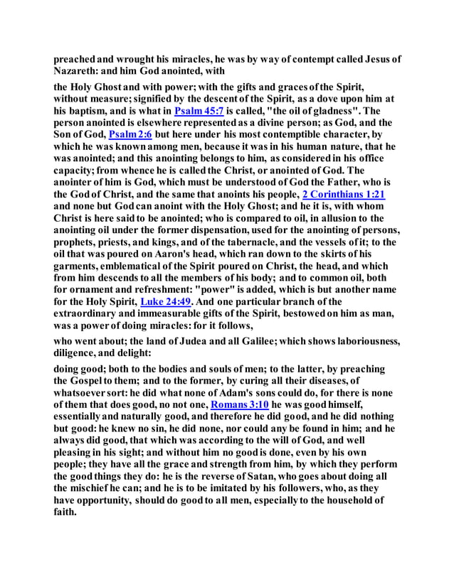 Jesus was going about doing good | PDF