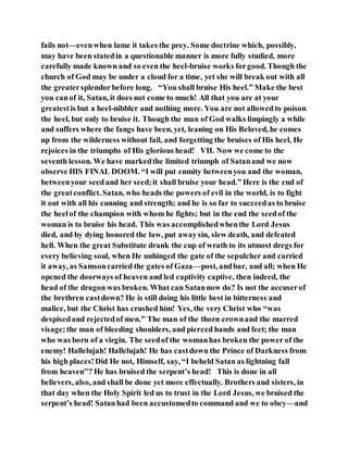 Jesus was head crusher of satan | DOCX