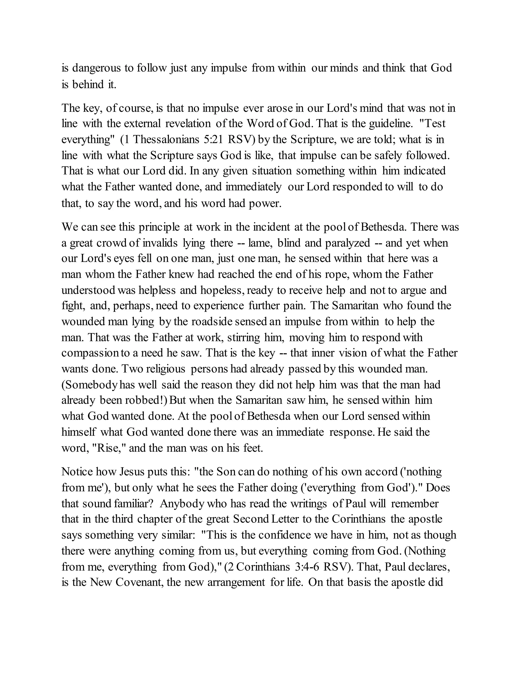 Jesus was helpless without the father | DOCX