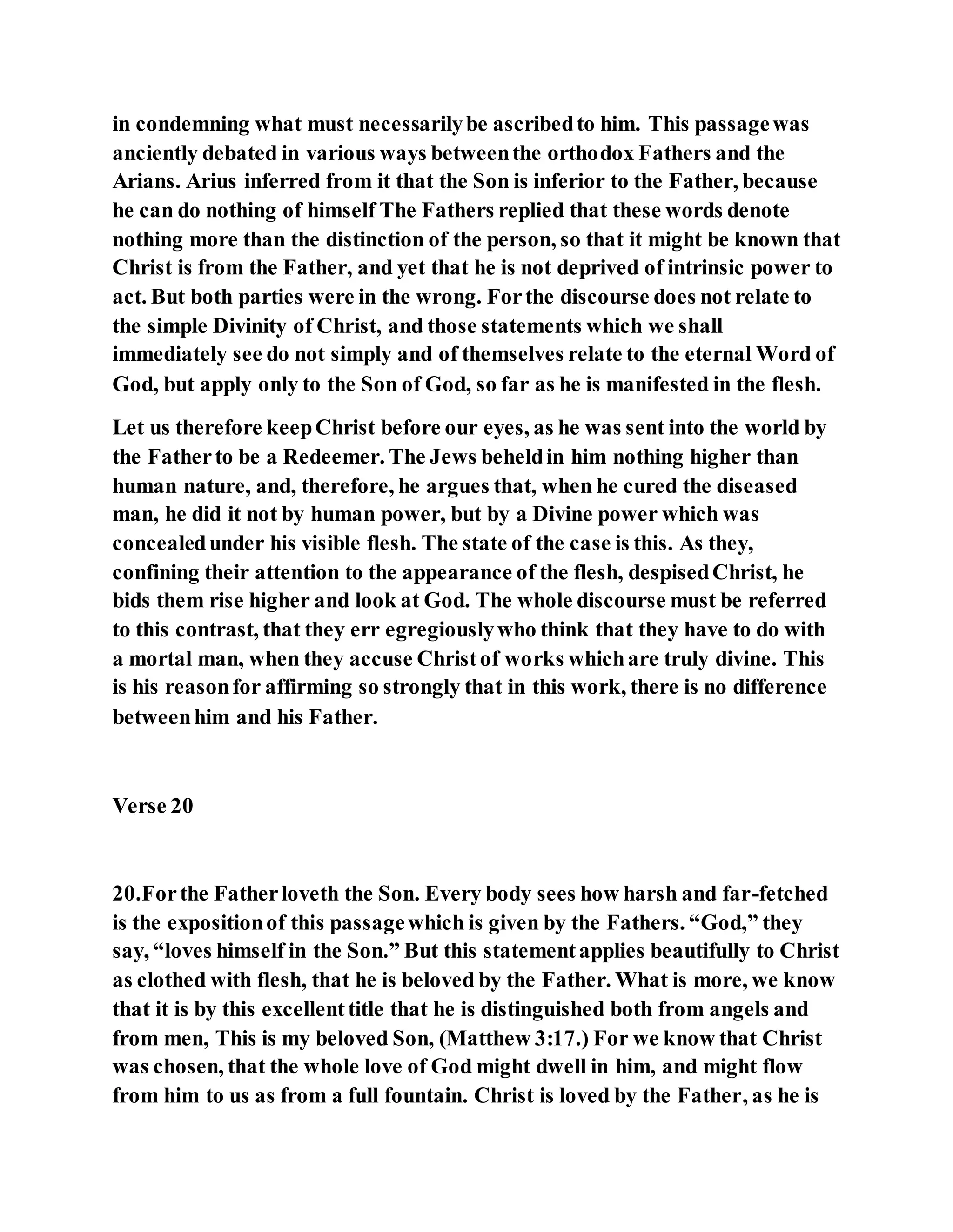 Jesus was helpless without the father | DOCX