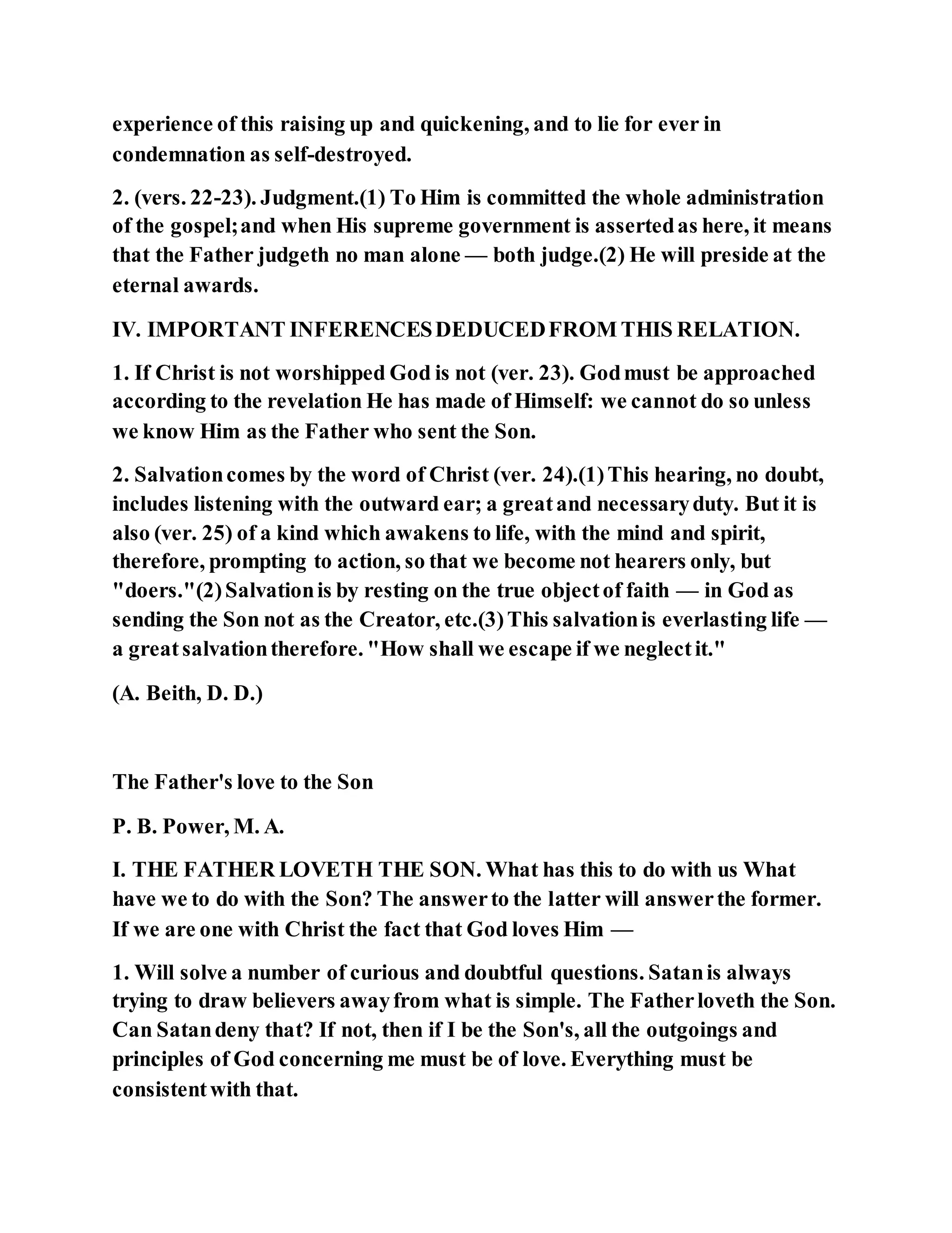 Jesus was helpless without the father | DOCX