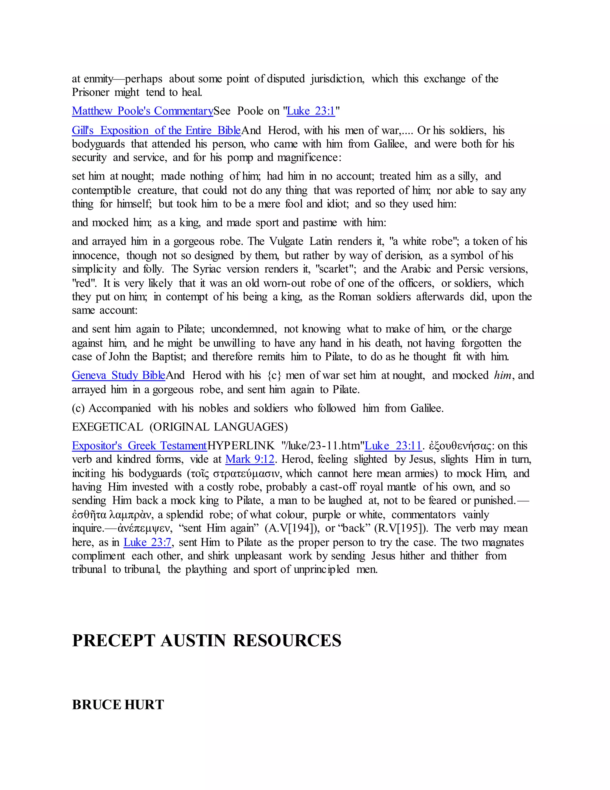 Jesus was judged before herod | DOCX