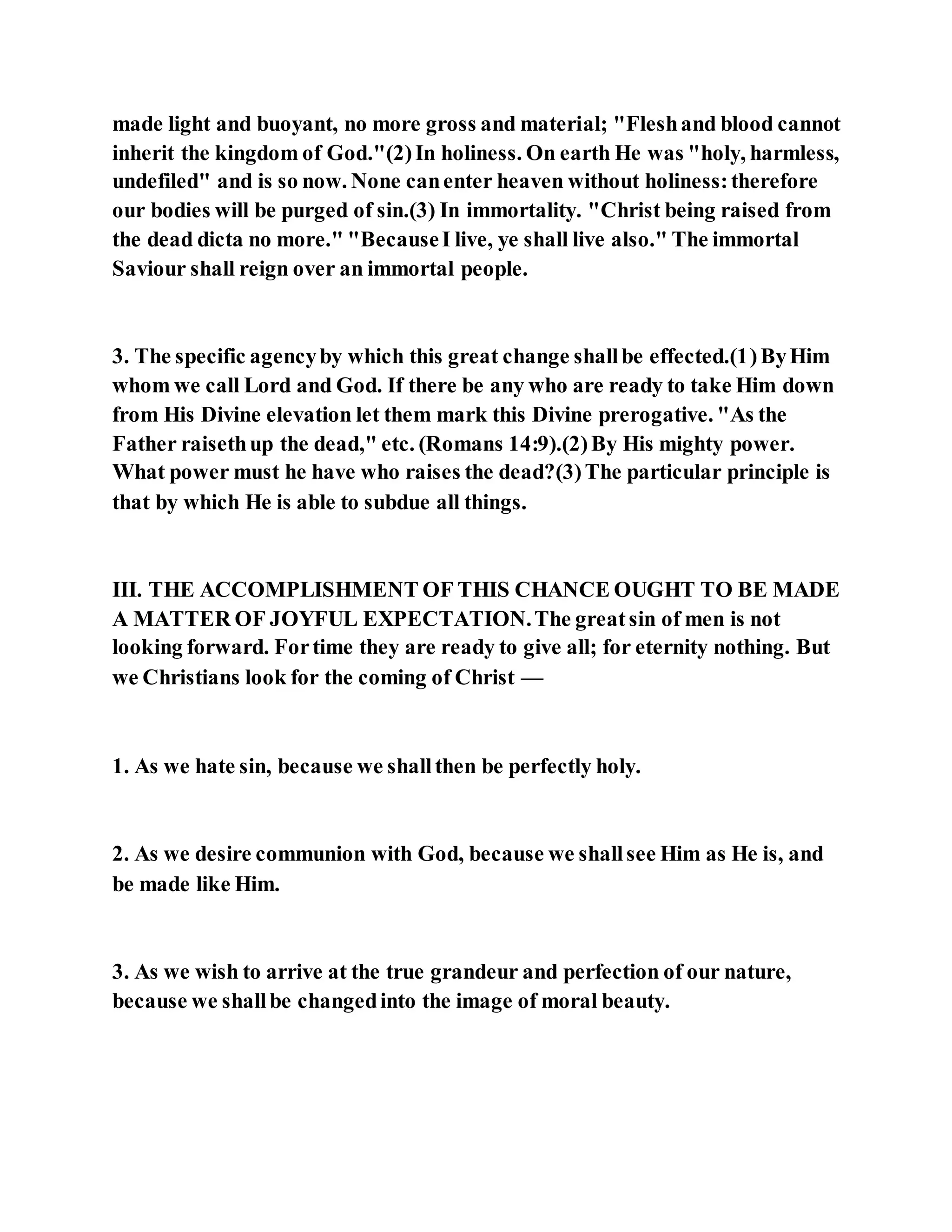 Jesus was our body transformer | PDF