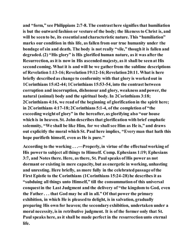 Jesus was our body transformer | PDF