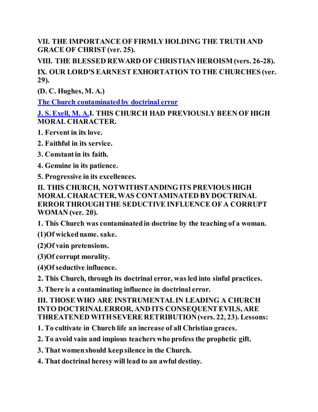 Jesus was our first love | PDF