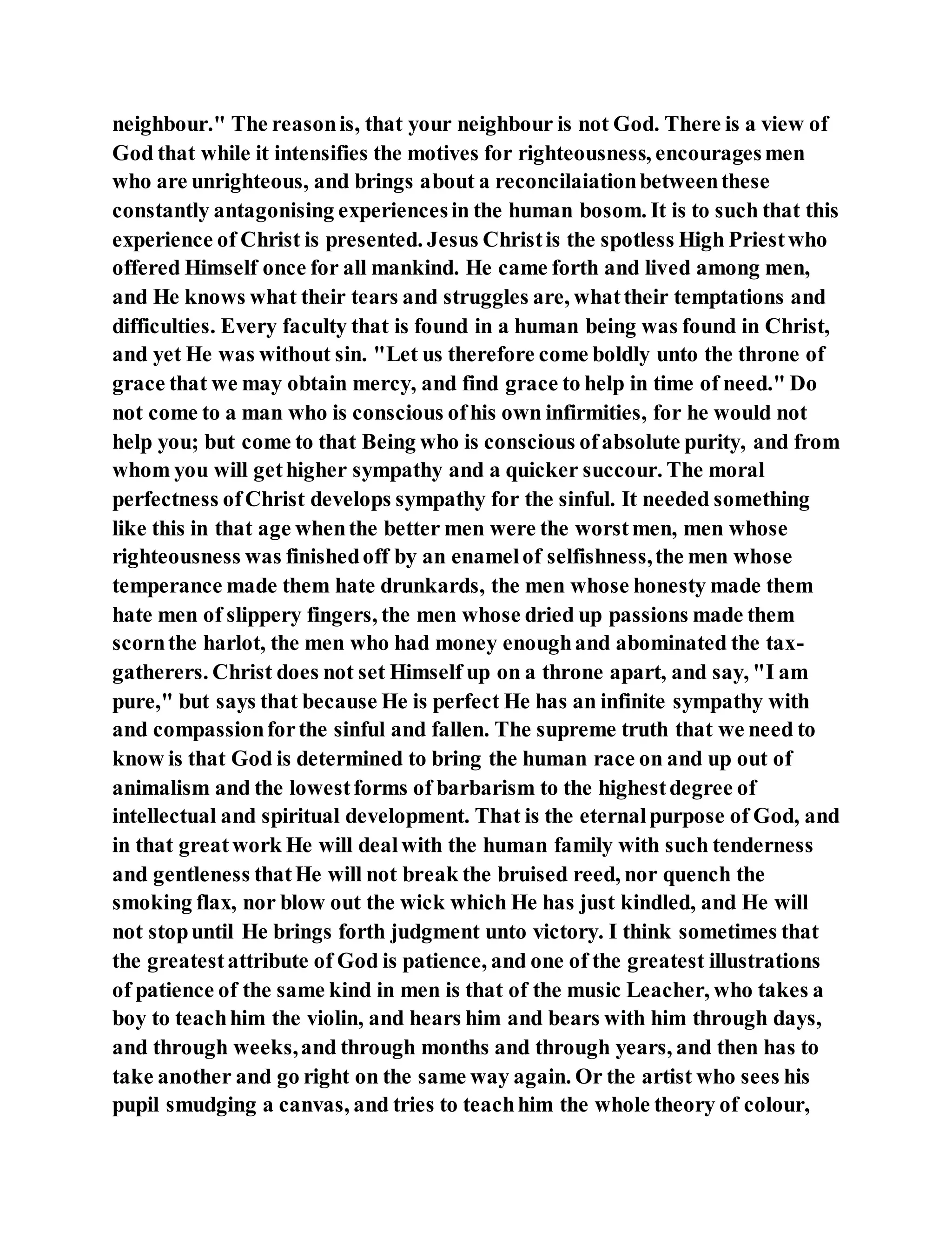 Jesus was our great high priest | DOCX