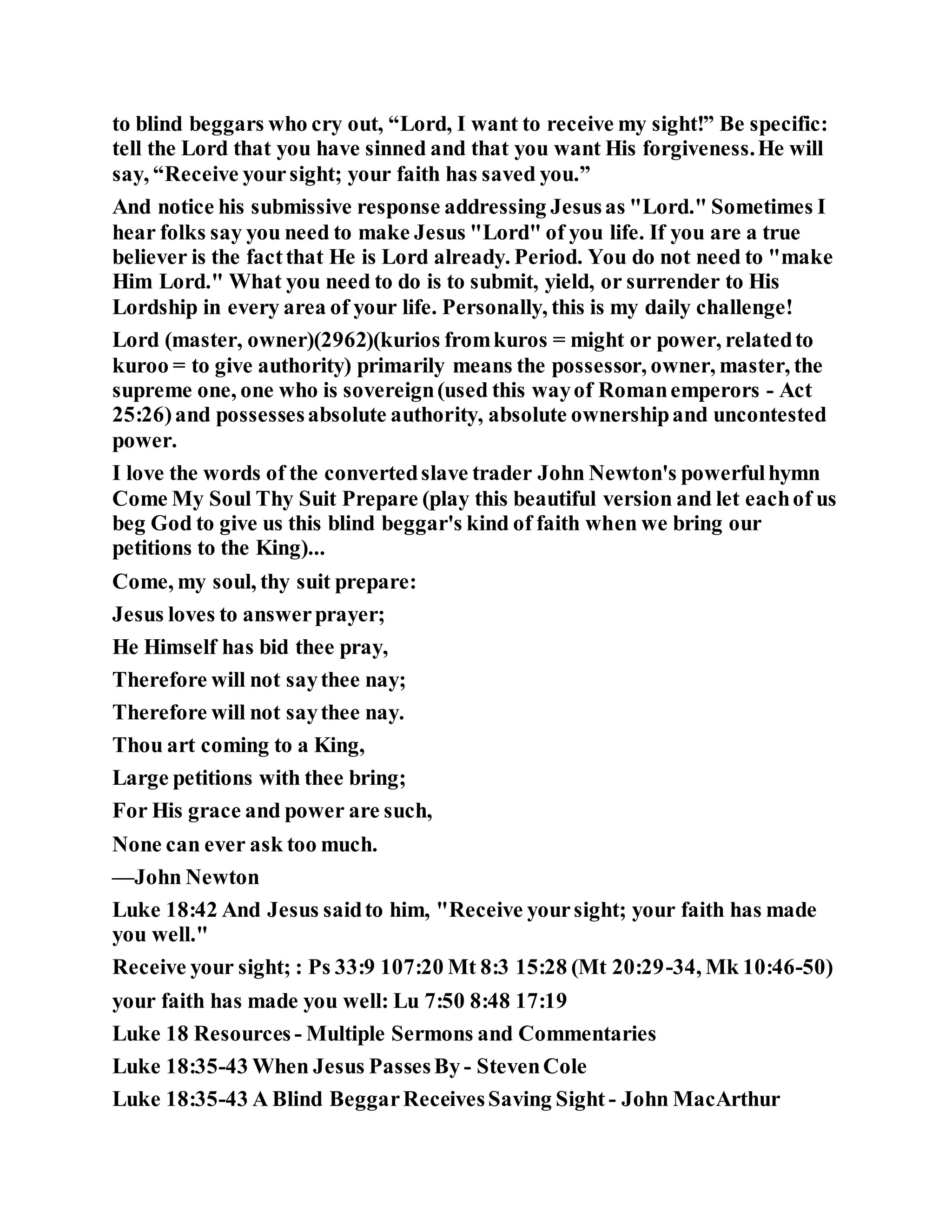 Jesus was passing by | DOCX