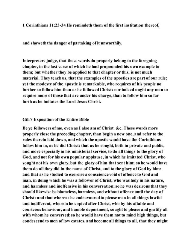 Jesus was paul's example | PDF