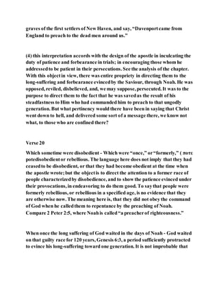 Jesus was preaching to the spirits in prison | PDF