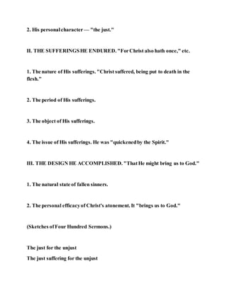 Jesus was preaching to the spirits in prison | DOCX