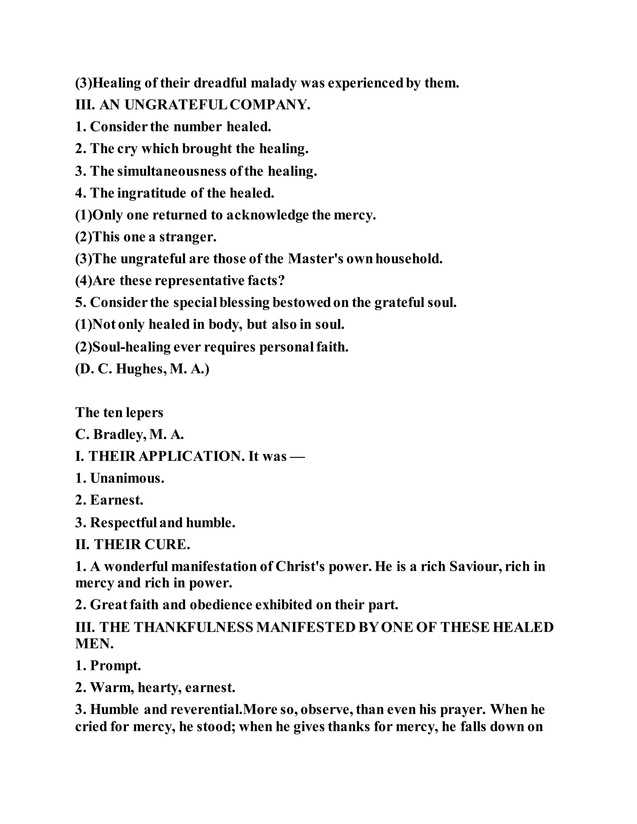 Jesus was puzzled by thanklessness | PDF